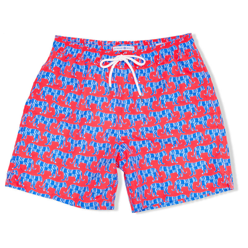 Strong Boalt SwimTrunks Jungle Cat Red | BoatSeason